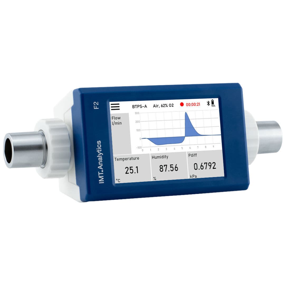 Air flow meter - F2 - IMT Analytics - for hospitals / medical / in-line