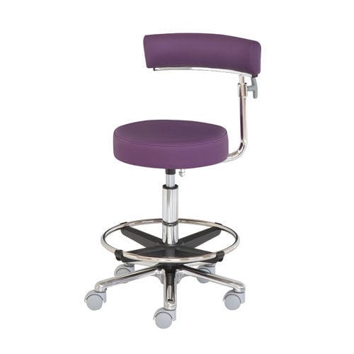 Surgeon stool - 23160 - Inmoclinc - height-adjustable / swivel / on casters
