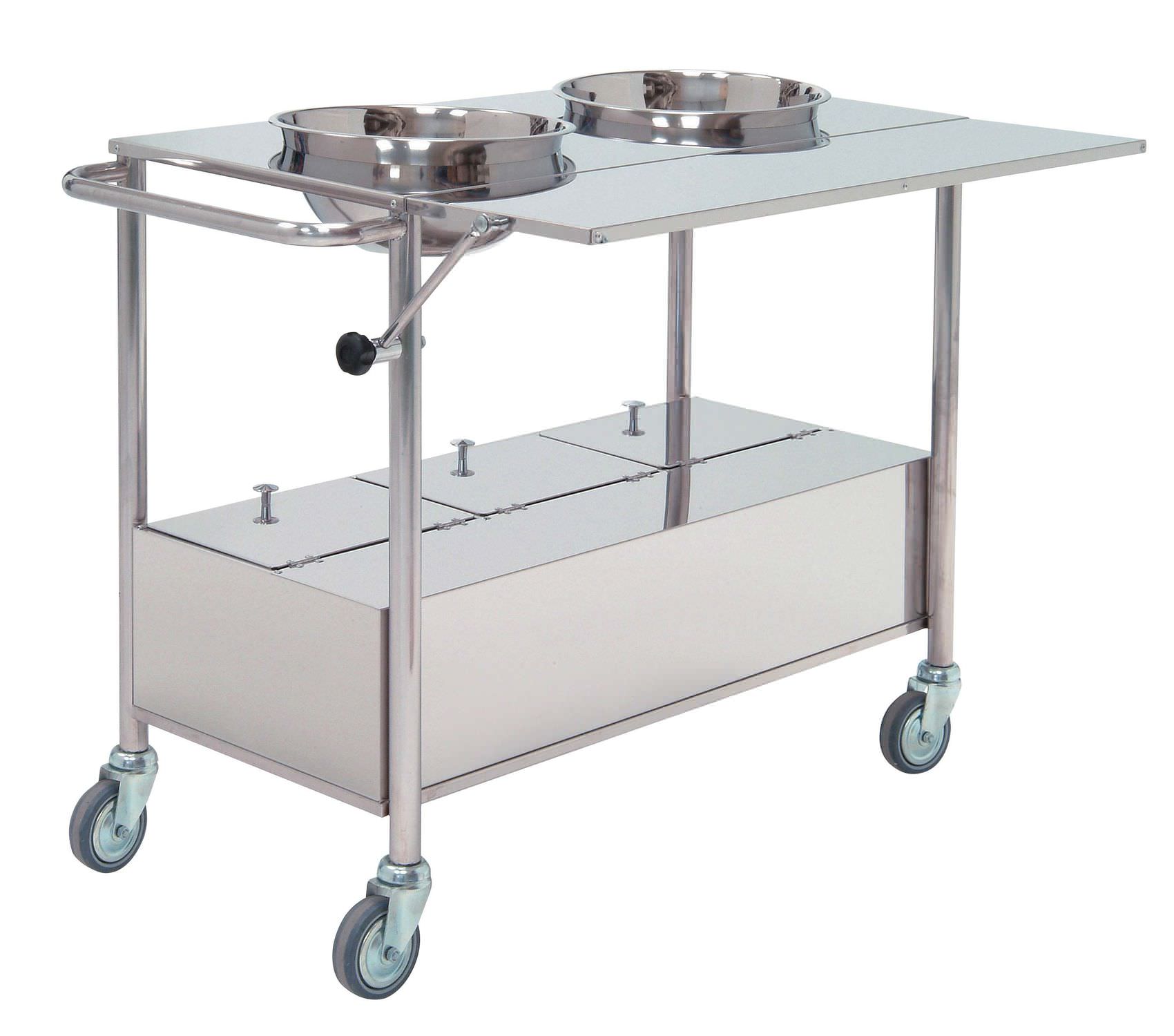 Cast trolley - 10202 - Inmoclinc - with bowl / with bin