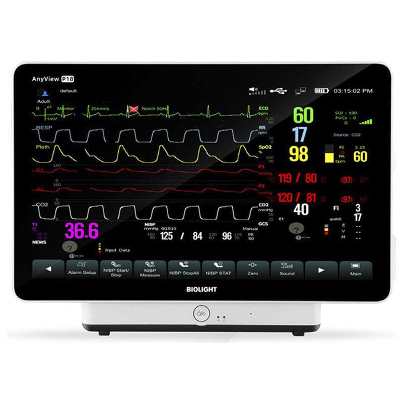 Compact multi-parameter monitor - AnyView P18 - Innomed Medical ...