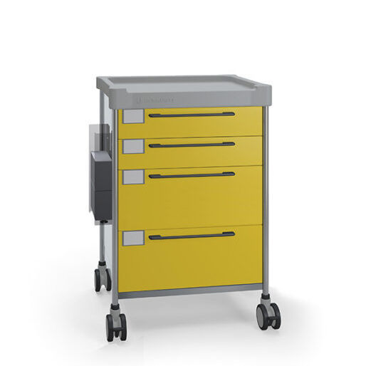 Medical trolley - 3732 Y - Insausti - isolation / stainless steel / 4 ...