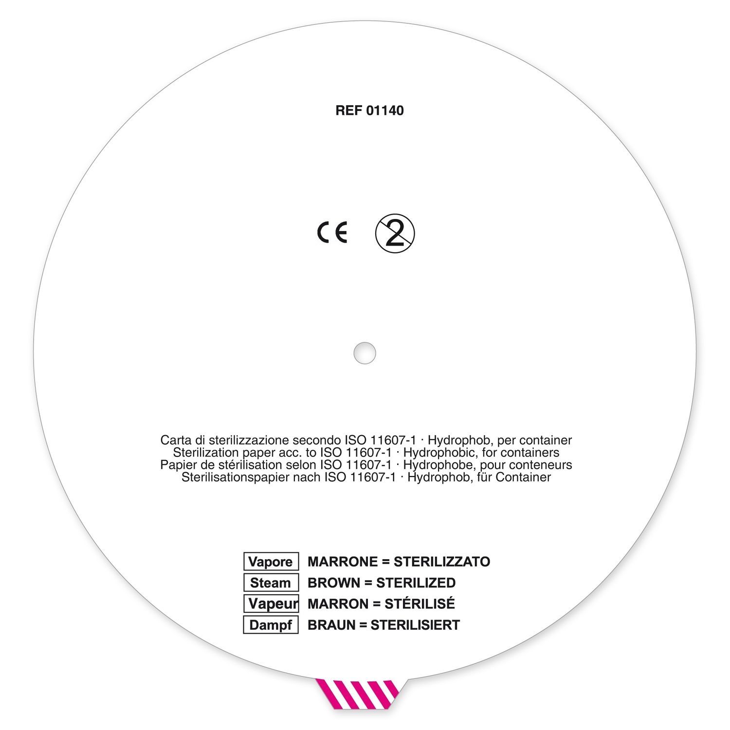 Paper filter - 01140 - Key Surgical - antibacterial / steam / for ...