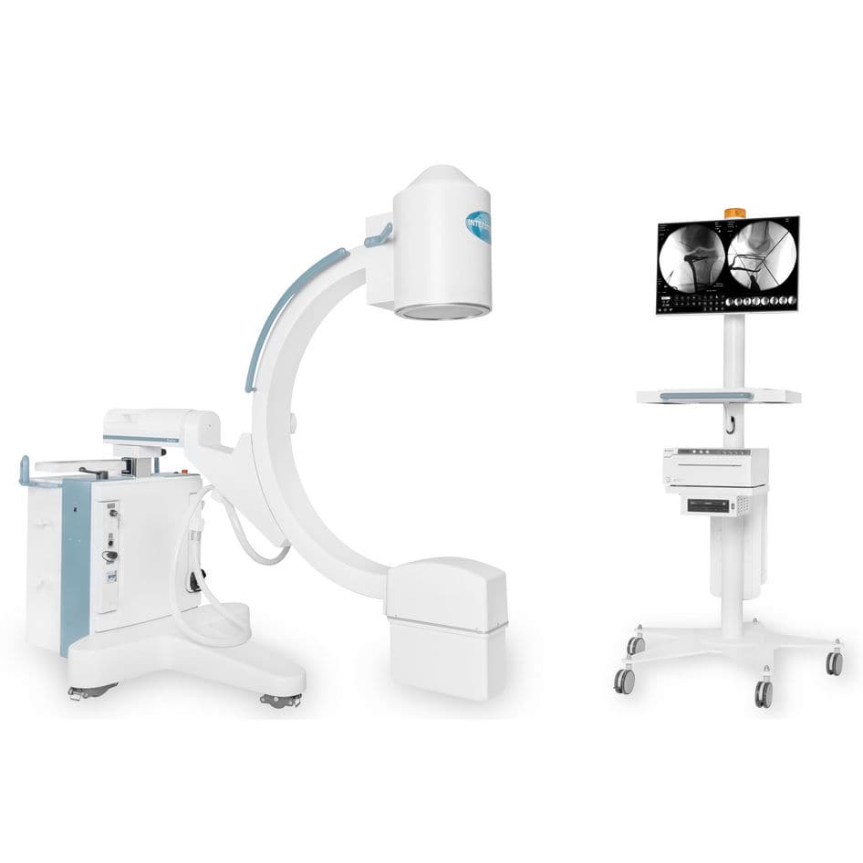Mobile C-arm - RADIUS DIM - Intermedical - with video column