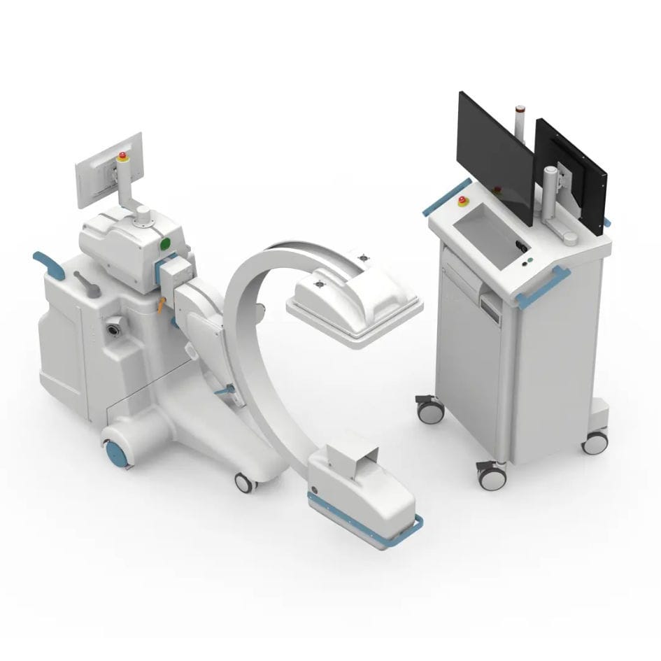 Mobile C-arm - RADIUS XP - Intermedical - with flat panel detector / with video column