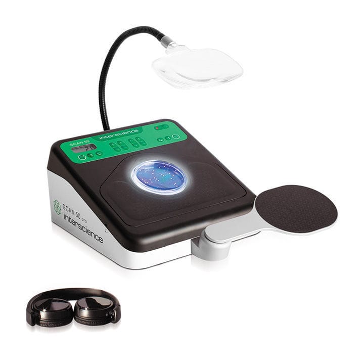 Manual colony counter - Scan 50 pro - INTERSCIENCE - compact