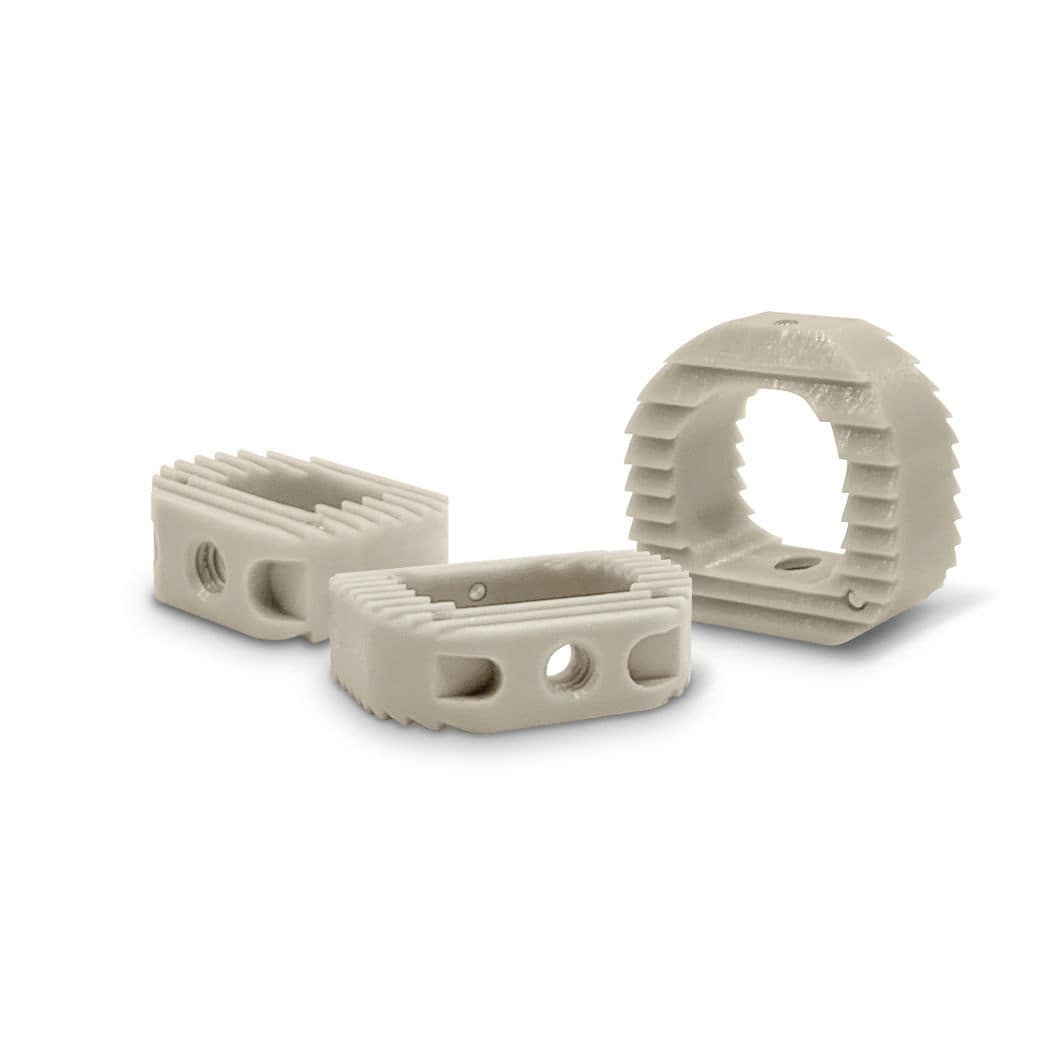 Cervical interbody fusion cage - Jeil Medical Corporation - anterior / PEEK