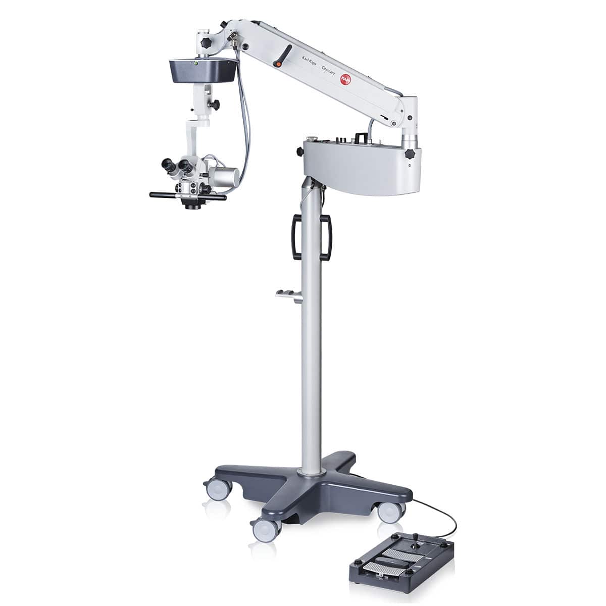 Ophthalmic surgery microscope - SOM® 62 Basic + - Karl Kaps - on casters