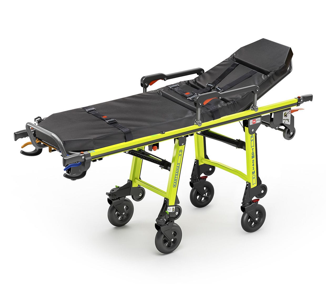 Transport stretcher trolley - TGM-241 - Kartsana - emergency ...