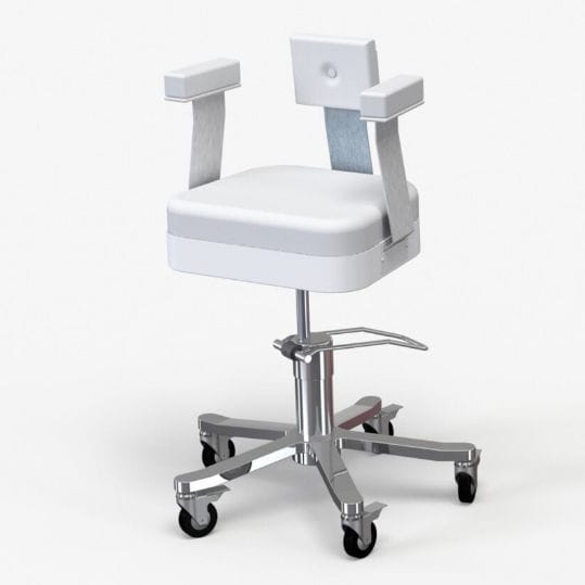 X-ray examination chair - 1501/D - Kenex Electro-Medical - hydraulic ...