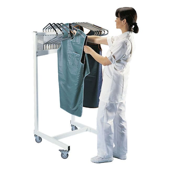 Mobile X-ray apron rack - 102/C - Kenex Electro-Medical