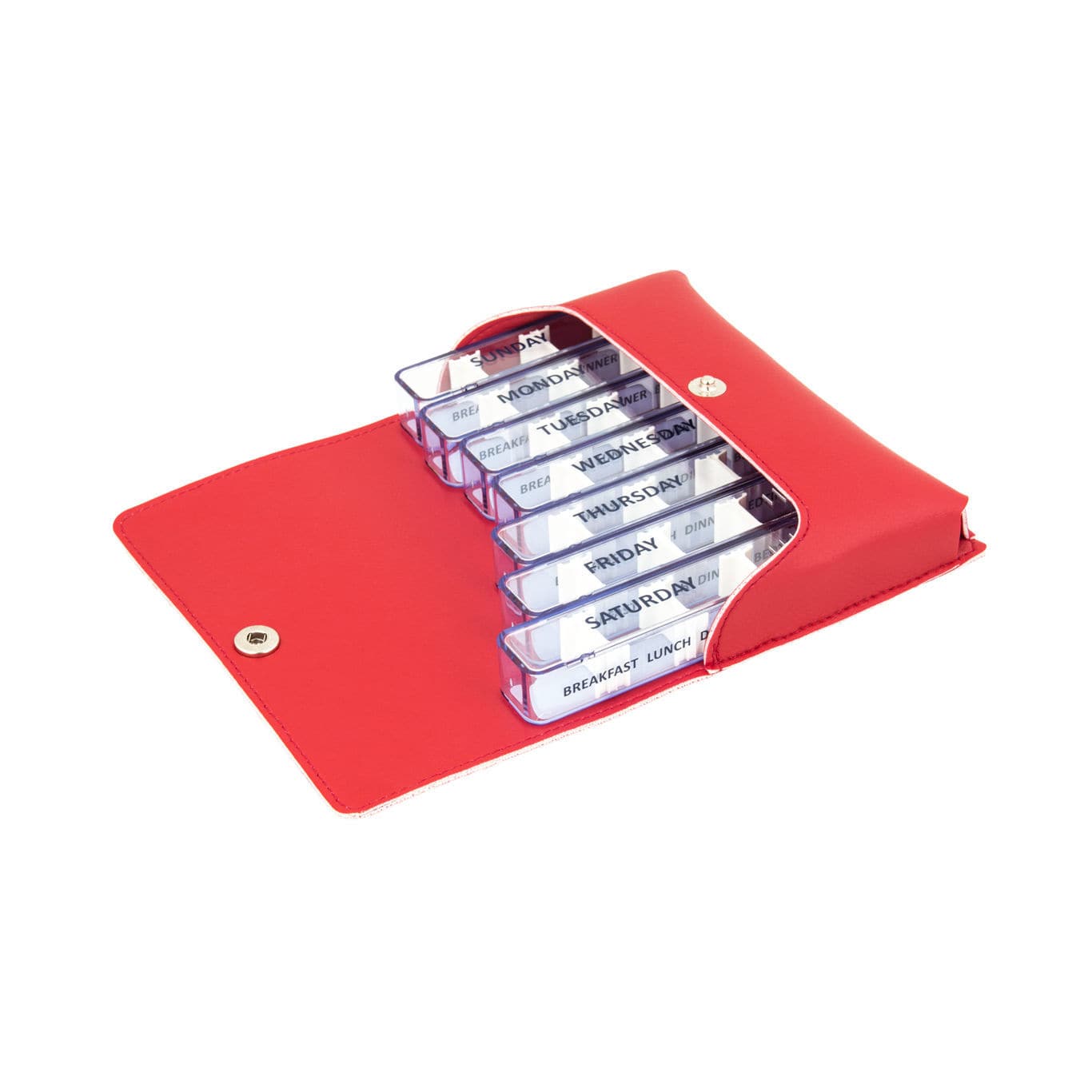 Weekly pill box - Medidos No. 1 Leatherette - Kibodan A/S