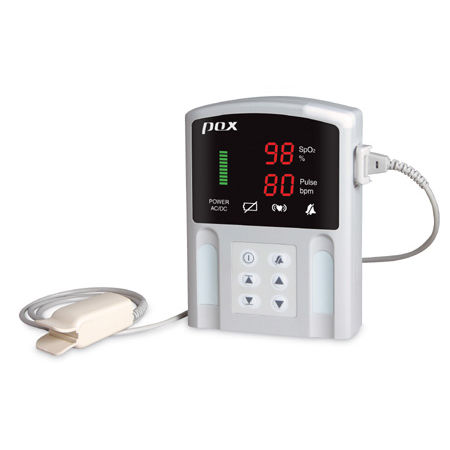 Hand-held pulse oximeter - POX(KTPS-01) - KTMED - with separate sensor