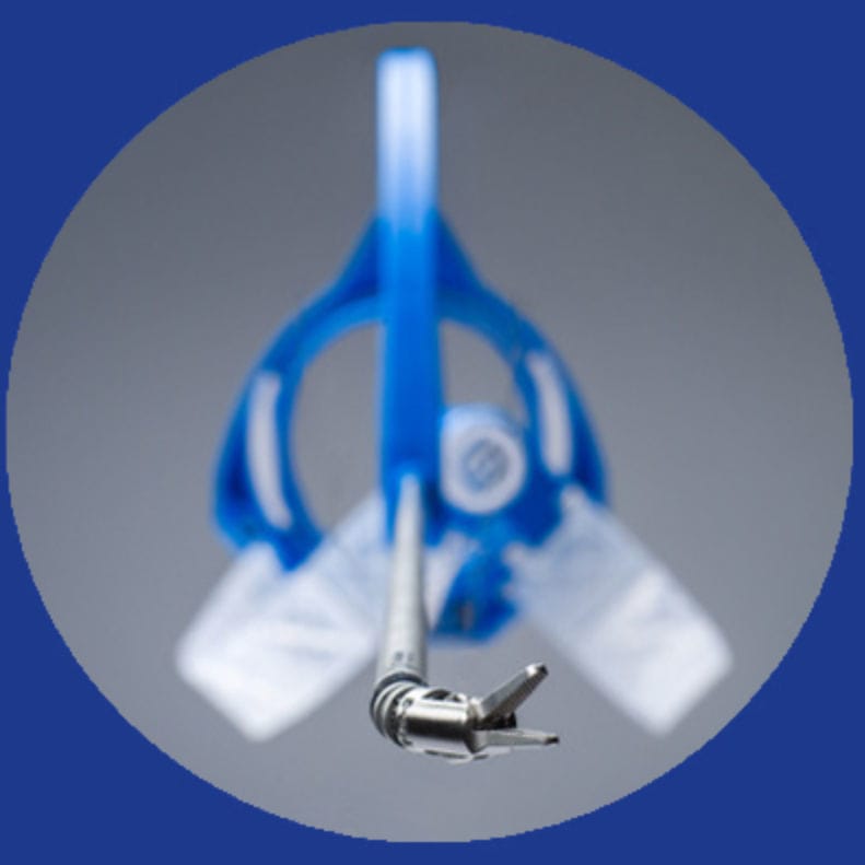 Surgical needle holder - FlexDex - LaproSurge - laparoscopic