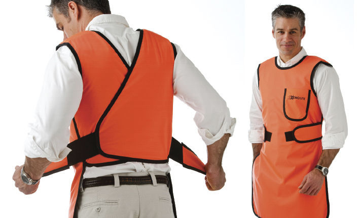 Front protection X-ray protective apron - 810E-35 - Burlington Medical