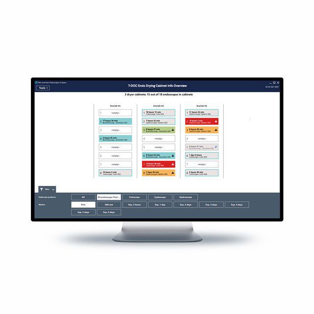 Treatment software - T-DOC Endo - Getinge - traceability / tracking / transport