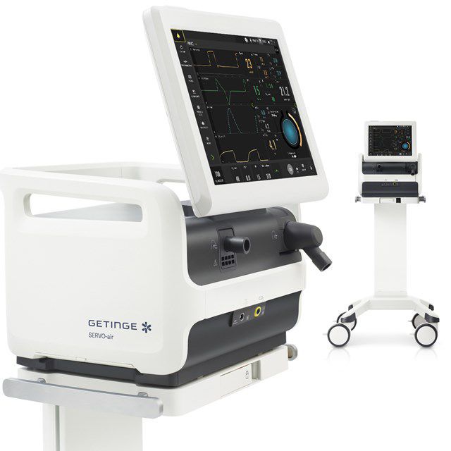 Intensive care ventilator - Servo-air® - Getinge - adult / non-invasive / on casters