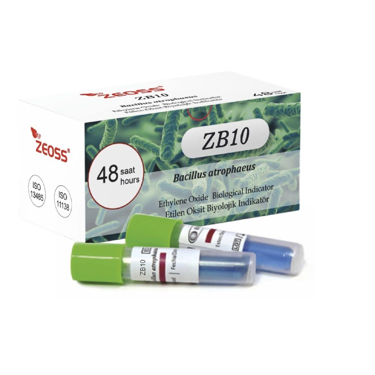 Ethylene oxide sterilization bioindicator - ZB10 - Med Tip - medical