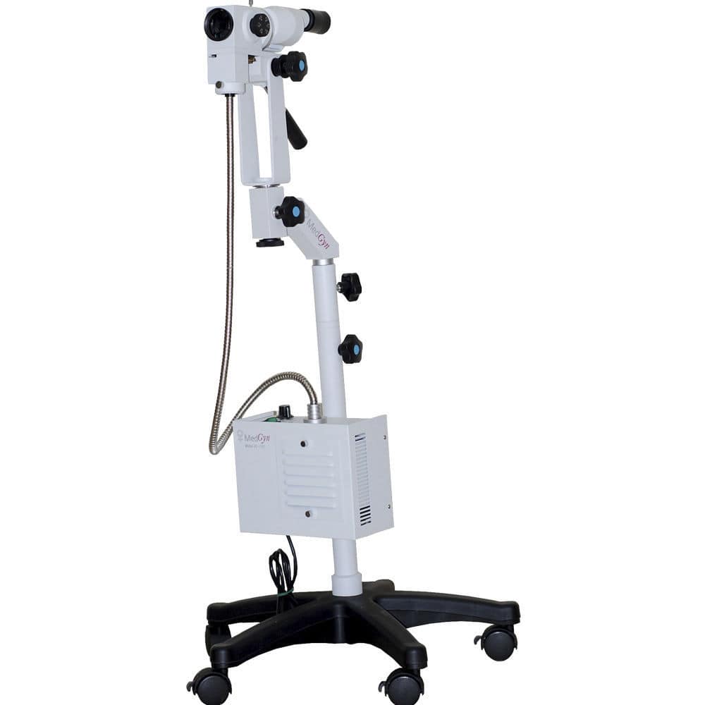 Binocular colposcope - 010500, 010505 - Medgyn Products - trolley-mounted