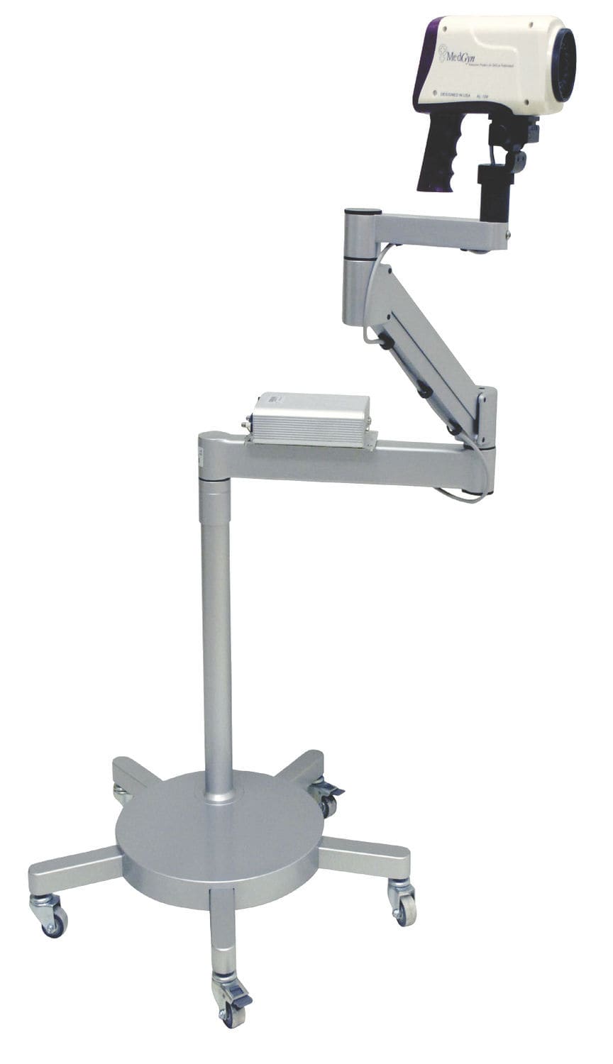 Video colposcope - 010466HD, 010466SAHD - Medgyn Products - trolley-mounted