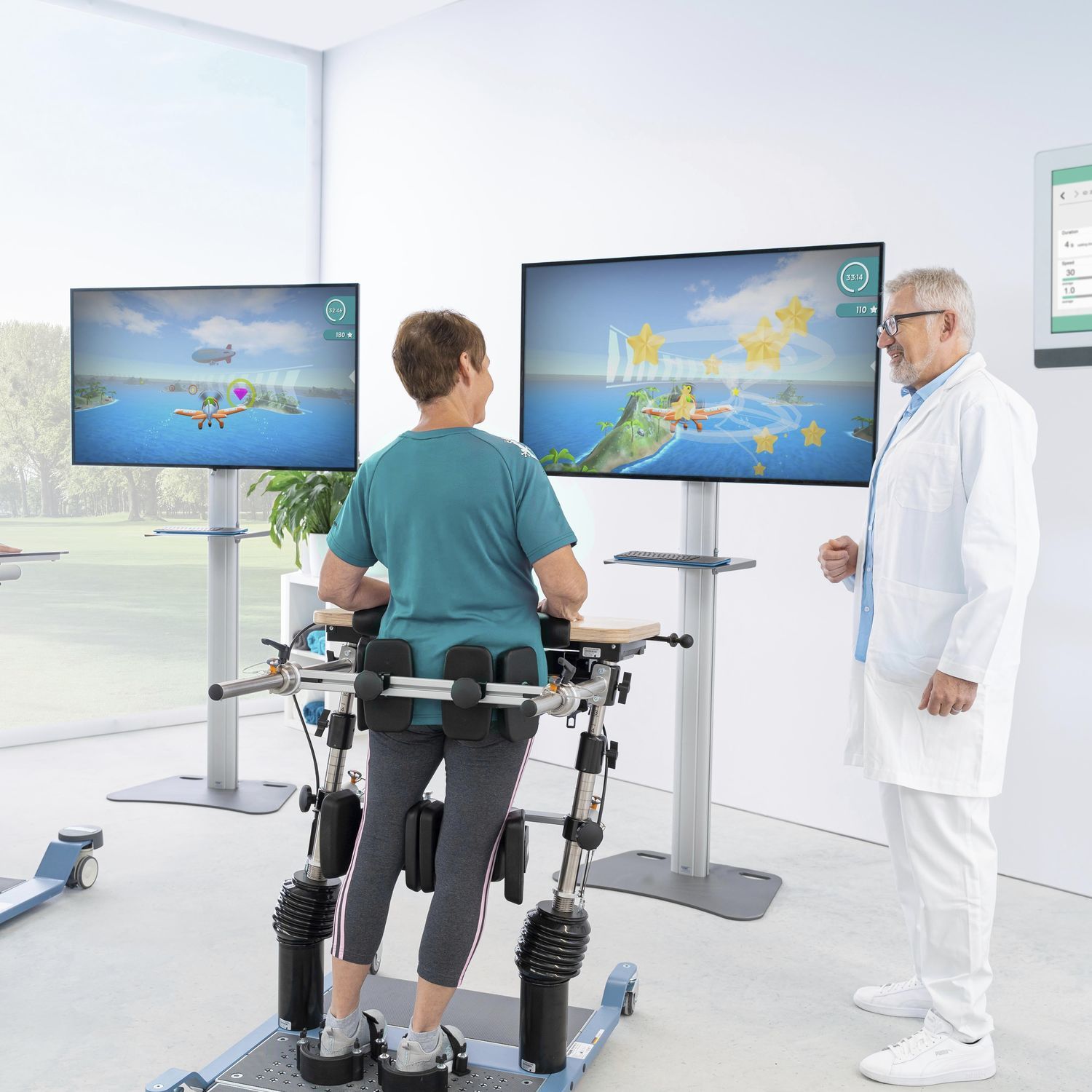 Balance rehabilitation system - BALO - Thera Trainer - computer-assisted