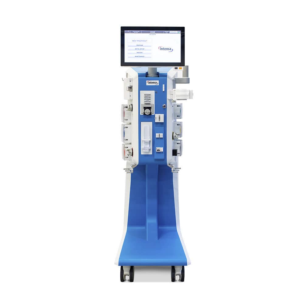 CRRT machine with hemodiafiltration - INTENSA® - MEDICA - CO2 removal ...
