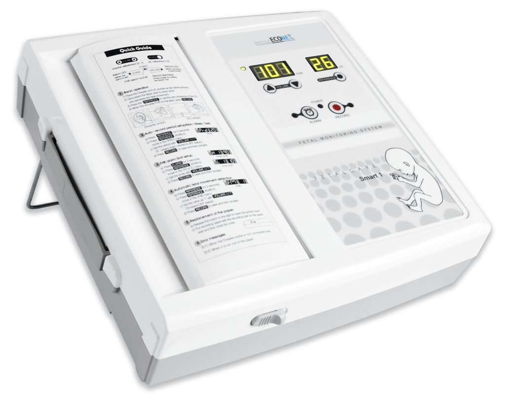 FHR fetal monitor - Smart 1 - Medical Econet - TOCO / with printer