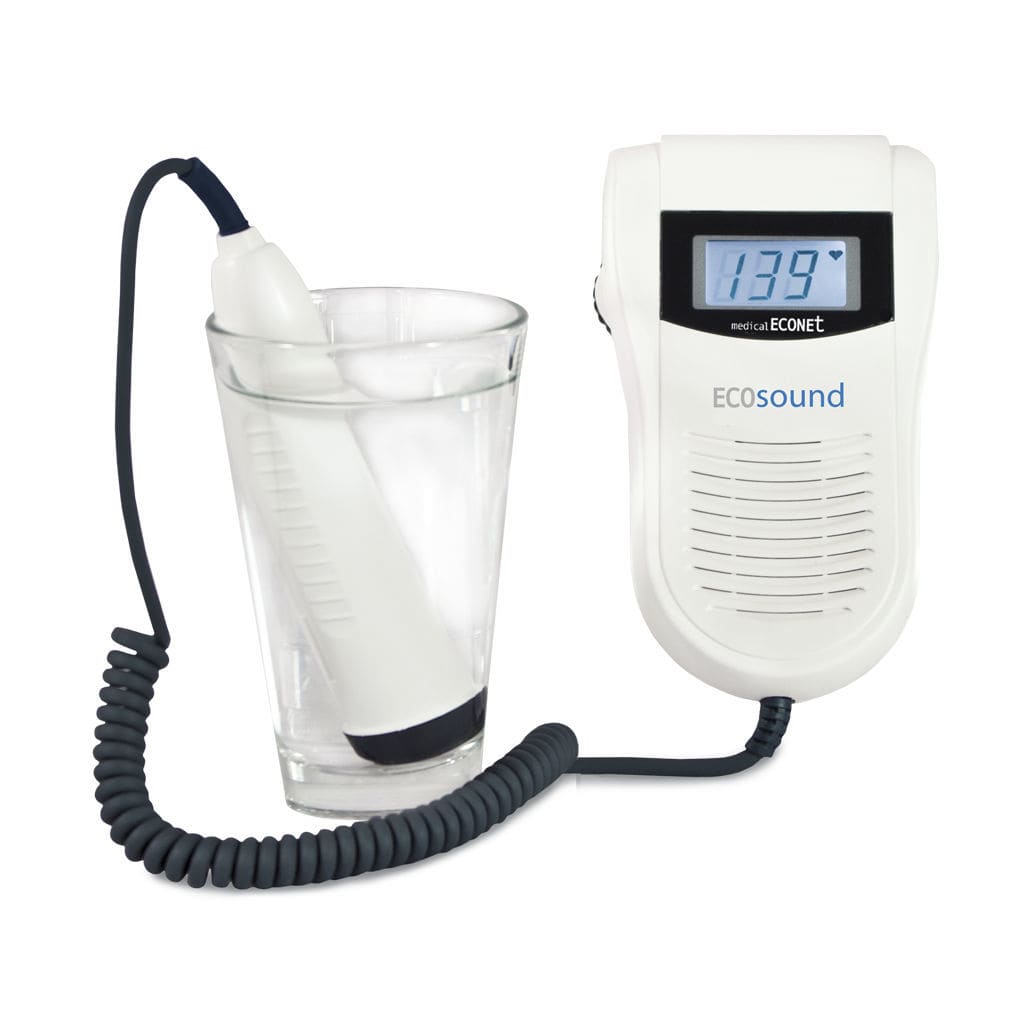 Fetal doppler - ECOsound - Medical Econet - pocket / with heart rate ...