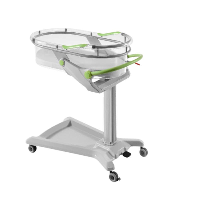 Pediatric hospital crib - Neo 2 - Medical Iberica - on casters ...