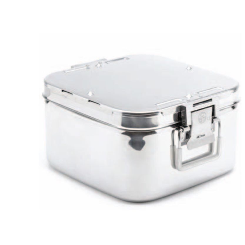 Instrument sterilization container - MEDIN - stainless steel