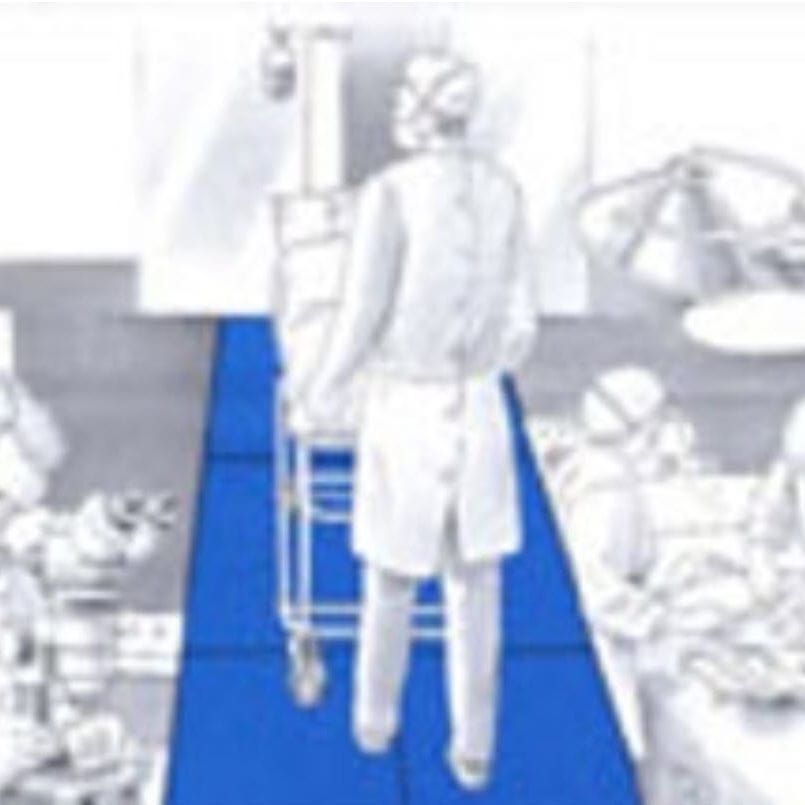 Decontamination medical mat - 18 01 070 001 - Medinet - anti-slip ...