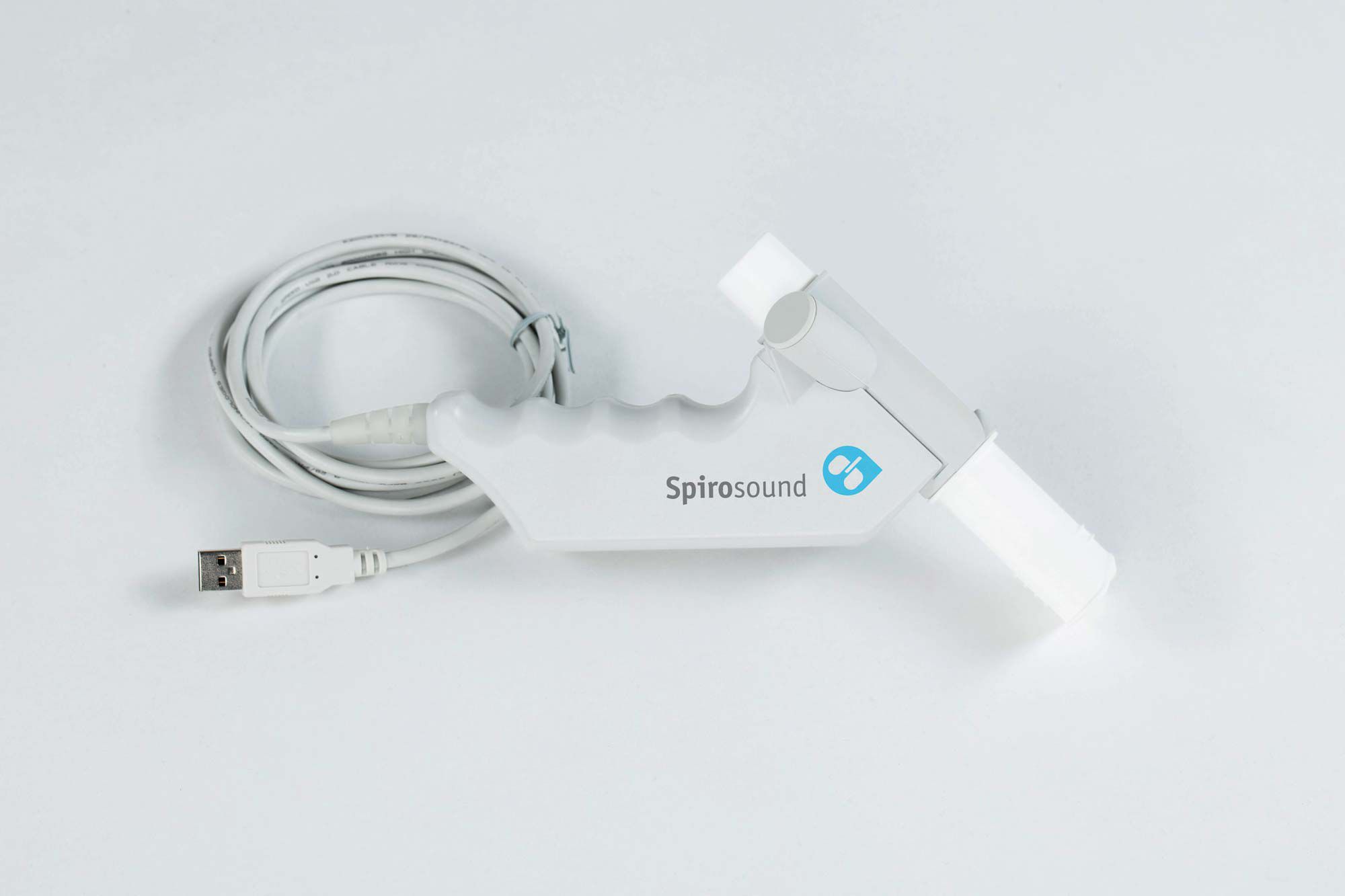 Computer-based spirometer - Spirosound - Medset Medizintechnik - hand ...