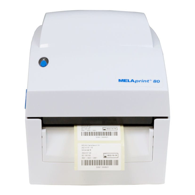 Thermal printer - MELAprint 80 - MELAG - label / double-sided