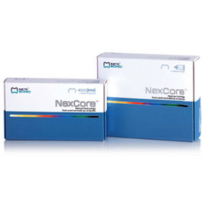 Resin dental material - Nexcore - META-BIOMED - for dental restorations / white