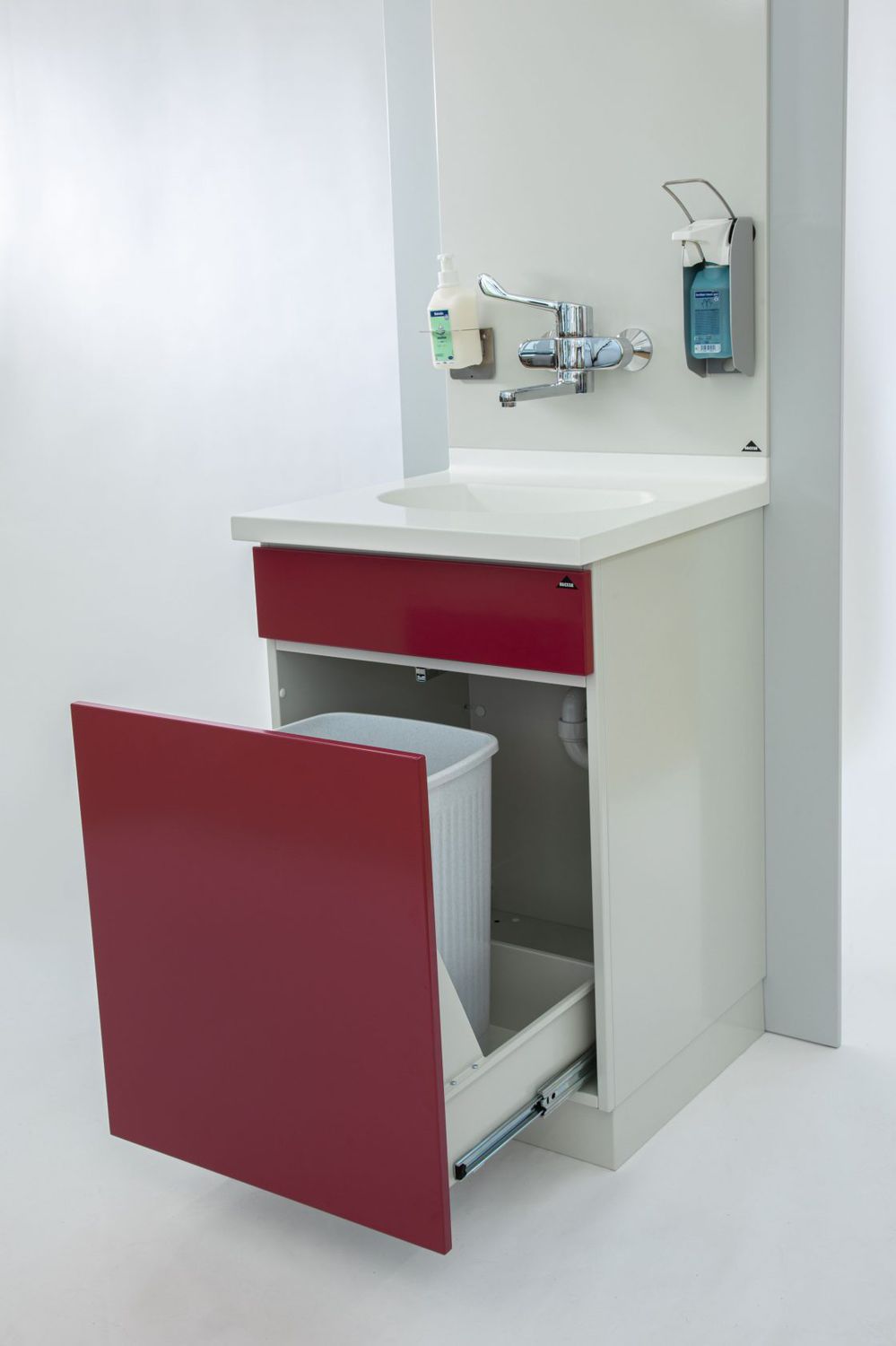 Floor-mounted handwashing system - aeroSTOP® - Metallwarenfabrik Walter ...