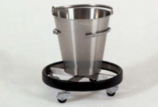 Trolley-mounted surgical basin stand - 13011 series - Metallwarenfabrik ...