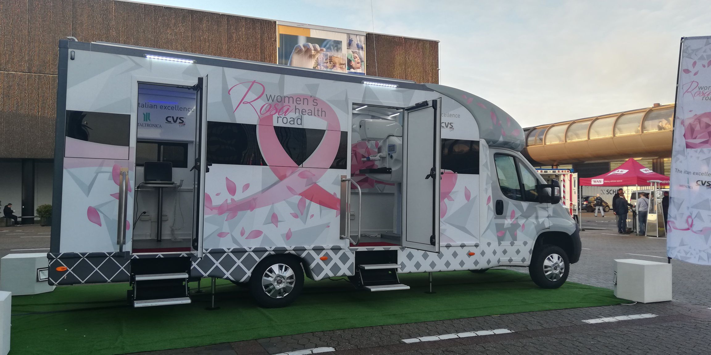 Mammography mobile radiology room - Rosa - METALTRONICA