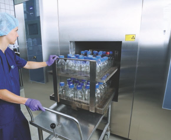 Laboratory autoclave - Vakulab PL - MMM Group - horizontal / high-capacity