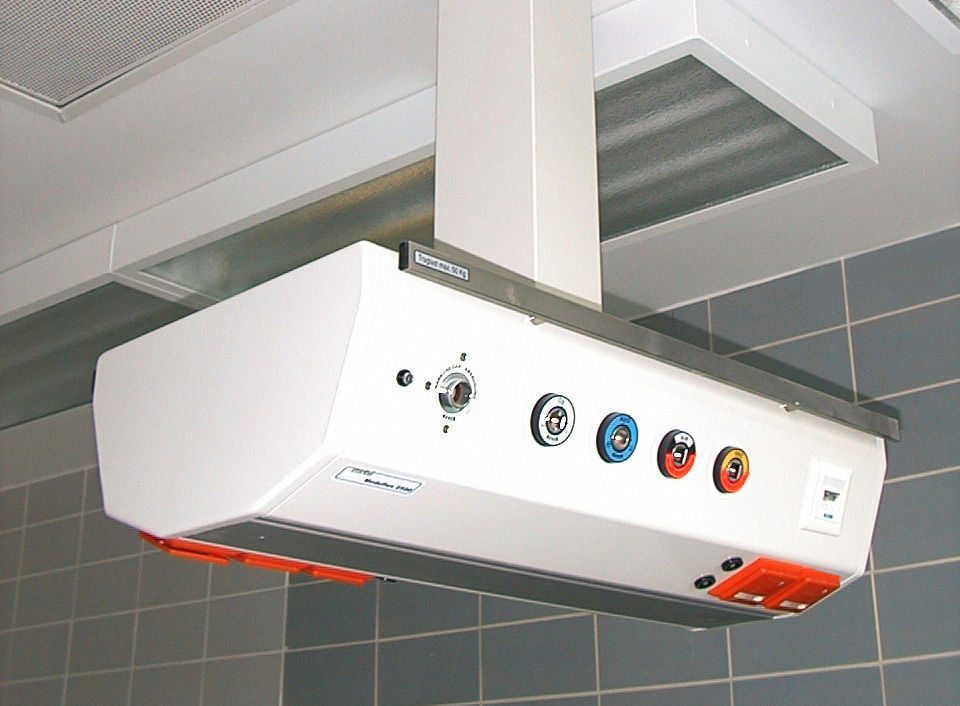 Medical pendant - DVE 5500 - Modul technik - ceiling-mounted