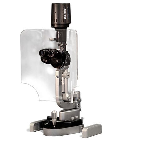 Digital slit lamp - BI 900 - Haag-Streit Surgical - table