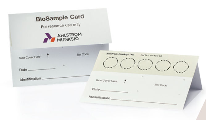 Biological collection card - BioSample - Ahlstrom-Munksjö - DNA ...