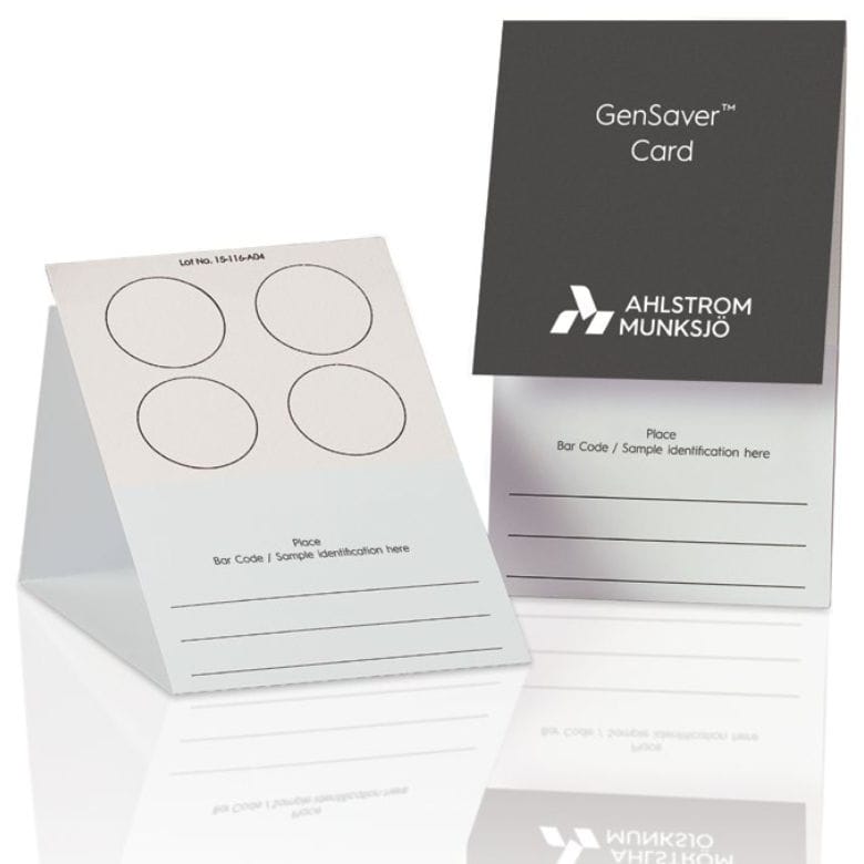DNA preservation collection card - GenSaver™ - Ahlstrom-Munksjö - for ...