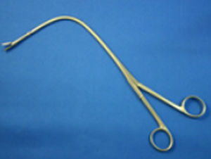 ENT forceps - Nagashima Medical Instruments - bent