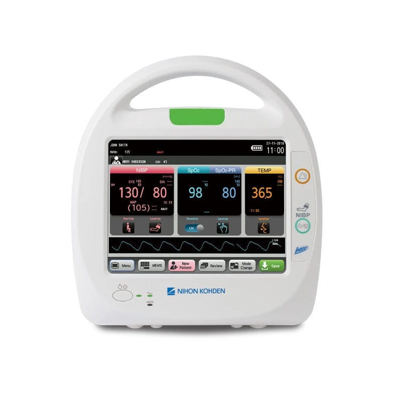 Portable vital signs monitor - SVM series - Nihon Kohden Europe - RESP ...