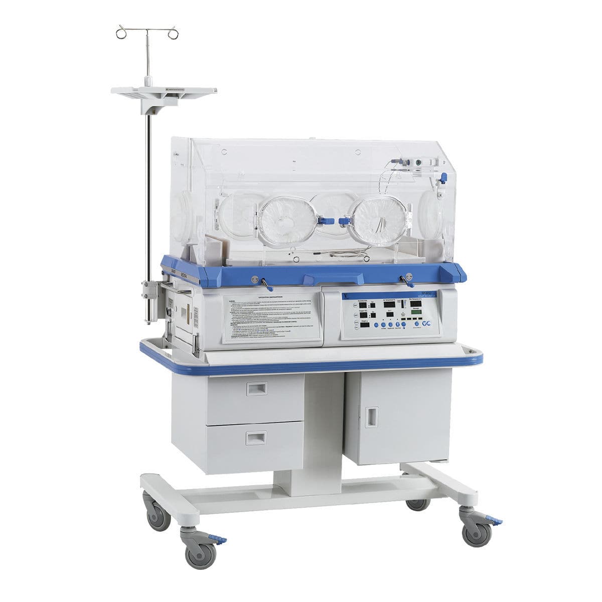 Neonatal incubator on casters - YP-970 - Ningbo David Medical Device ...