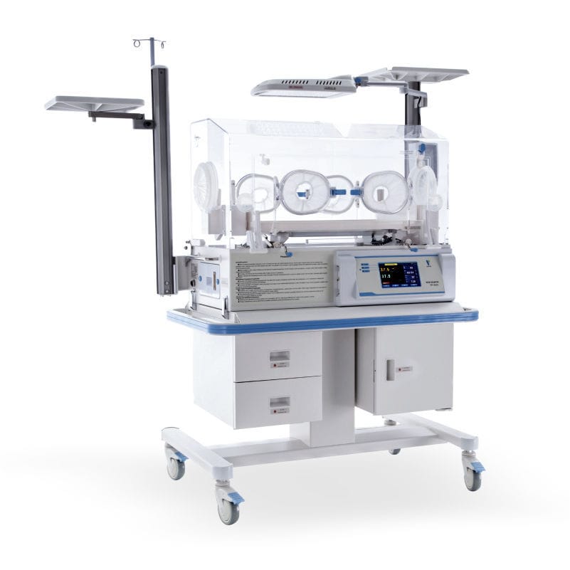 Infant incubator on casters - YP-600D - Ningbo David Medical Device ...