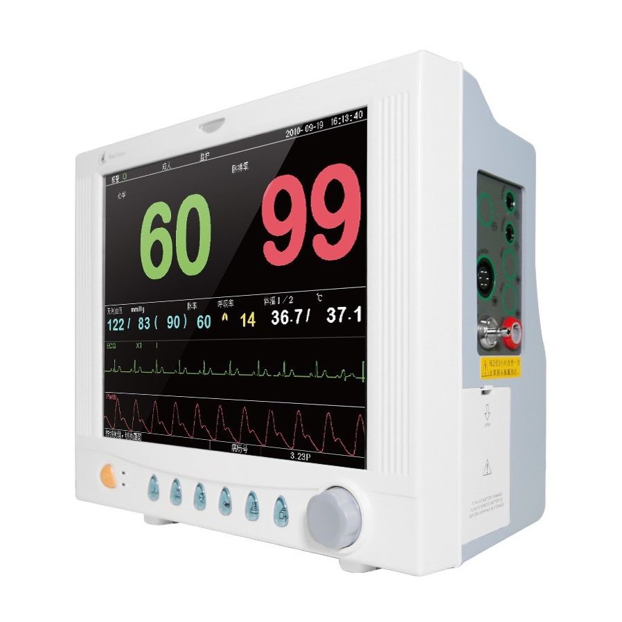 Compact patient monitor - PC-9000B - Heal Force - ECG / temperature ...