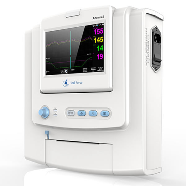 FHR fetal monitor - Artemis 2 - Heal Force - twin FHR / with printer ...