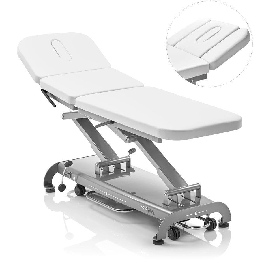 Electric massage table - S3 - Novak M - on casters / with headrest ...