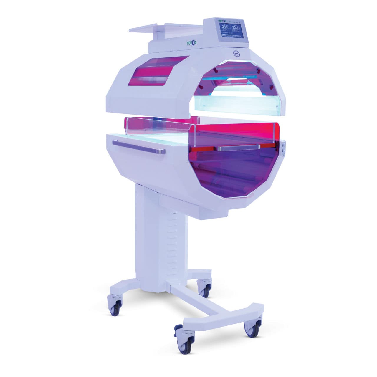 Infant phototherapy lamp - Bilisphere 360 - NOVOS - cradle type / blue ...