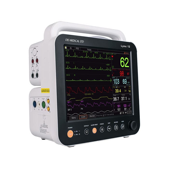 Portable patient monitor - LYNX series - OES Medical - 12-lead ECG ...